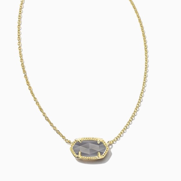 Kendra Scott | Jewelry | Kendra Scott Elisa Gold Pendant Necklace In ...